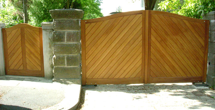 Timber swing gates – South West Garage Doors
